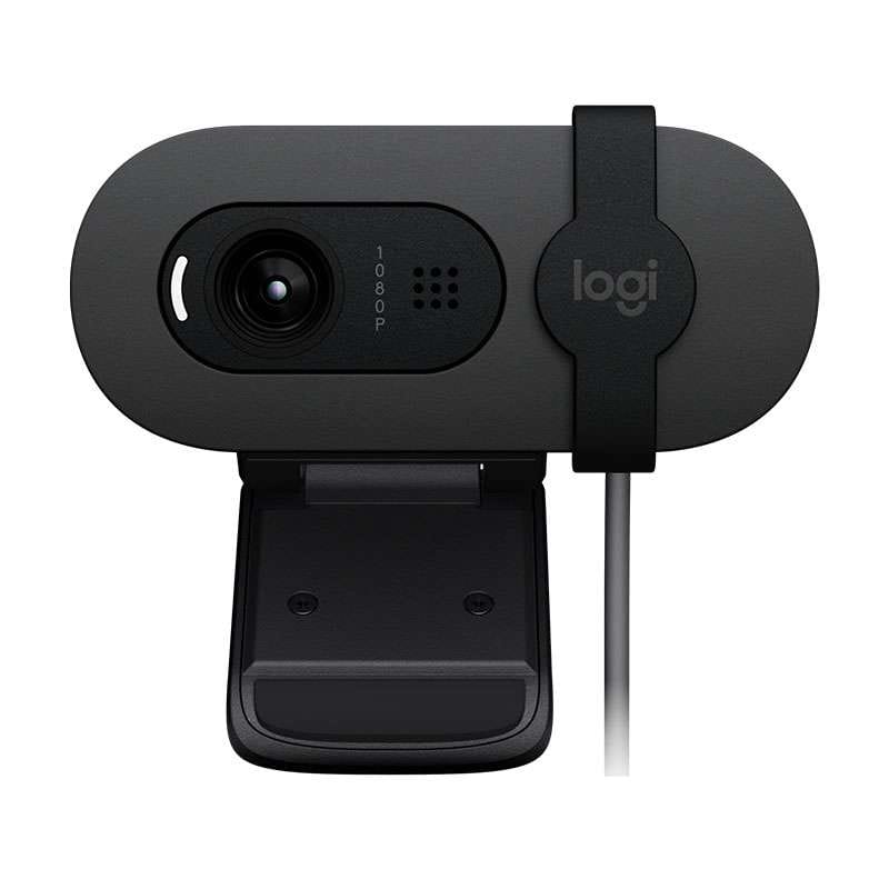 Logitech Brio 100 1080p Full HD Webcam with Privacy Shutter